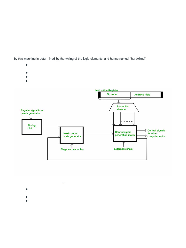 Coa - Hardwired VS Microprogrammed | PDF | Computer Engineering | Computer Architecture