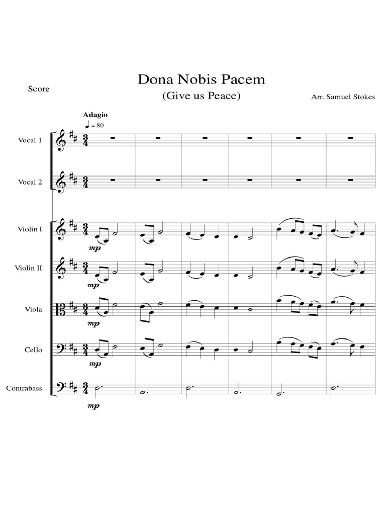 Dona Nobis Pacem | PDF