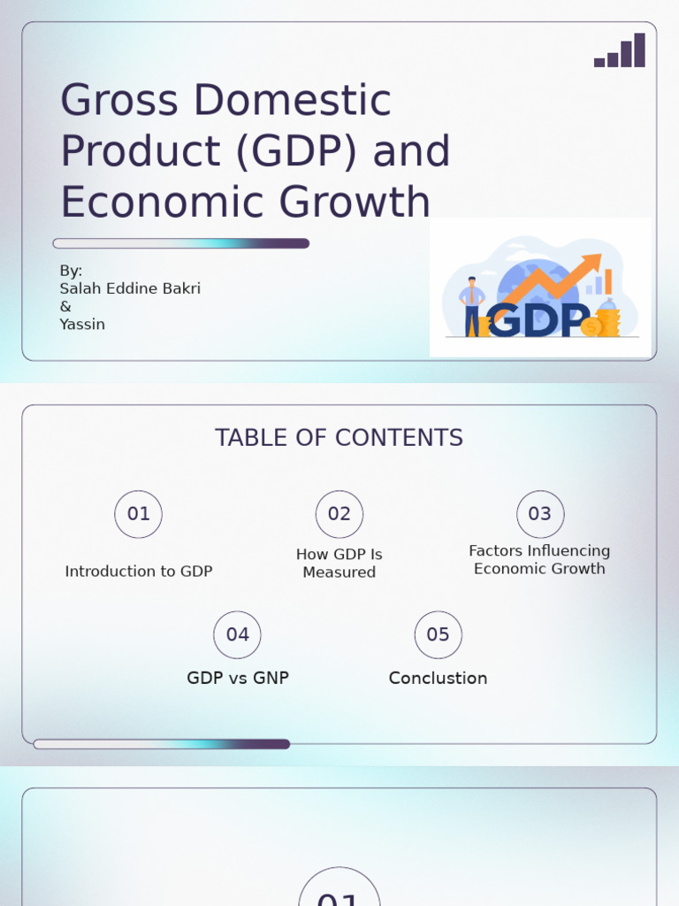 Understanding GDP and Its Importance in The Economy by Slidesgo | PDF ...