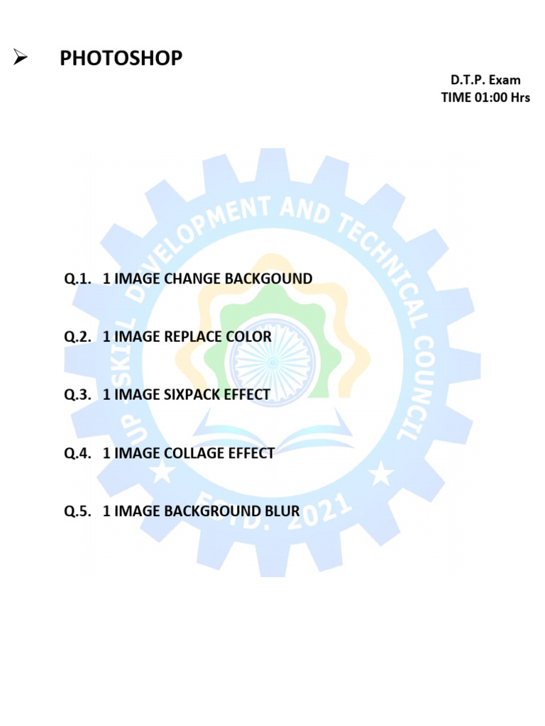 DTP Exam Paper 2022 | PDF