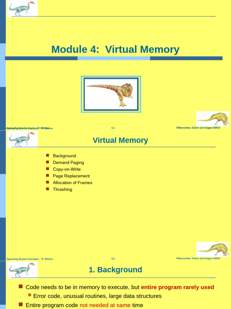 Module4 Virtual Memory Pdf Process Computing Computing