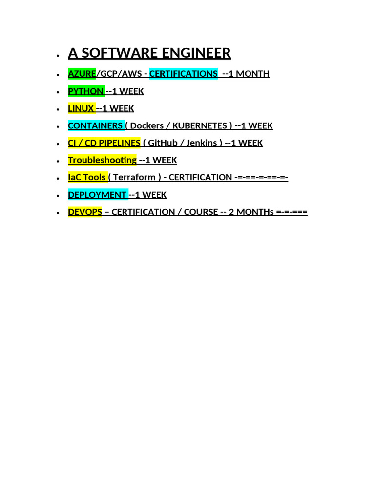 A Software Engineer | PDF