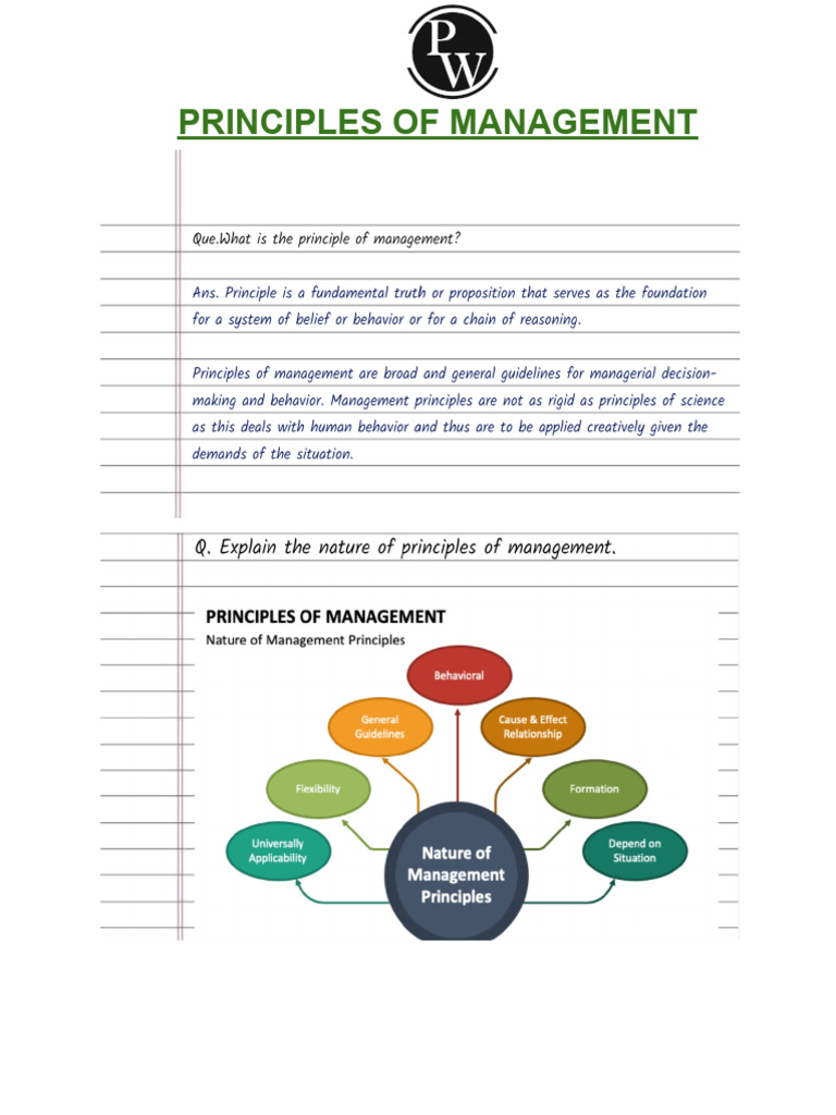 Principles of Management | PDF