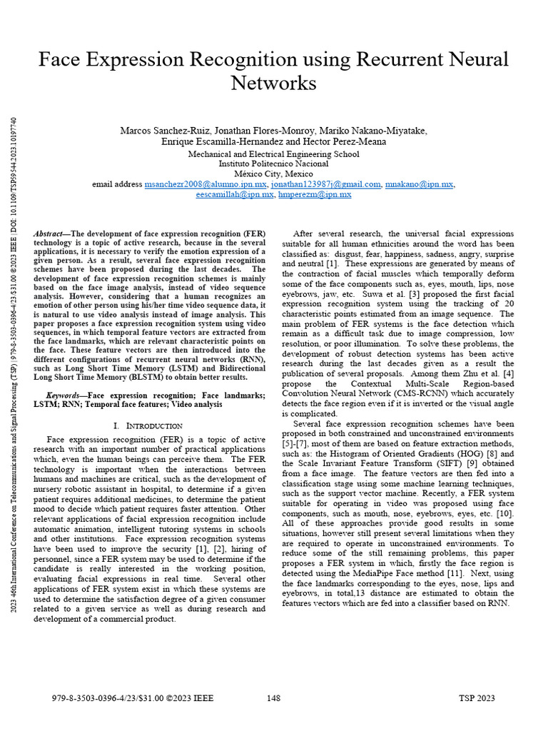 Face_Expression_Recognition_using_Recurrent_Neural_Networks | PDF | Artificial Neural Network ...