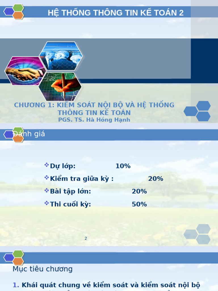 Chương 1 KSNB Và Hệ Thống Thông Tin Kế Toán | PDF