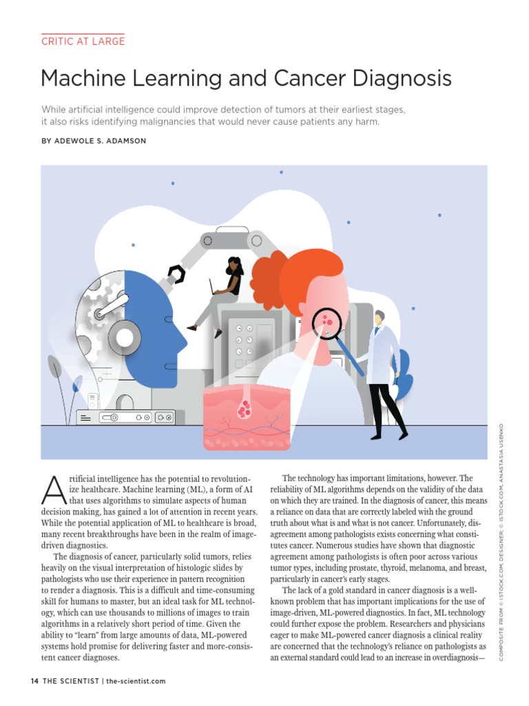 AI in Cancer Diagnosis: Promise & Risks | PDF | Medical Diagnosis | Cancer
