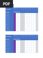 IC Restaurant Kitchen Work Schedule Template 12316 | PDF | Chef | Cooking