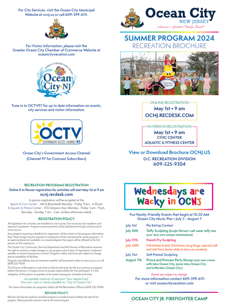 Summer Recreation Brochure 2024 | PDF