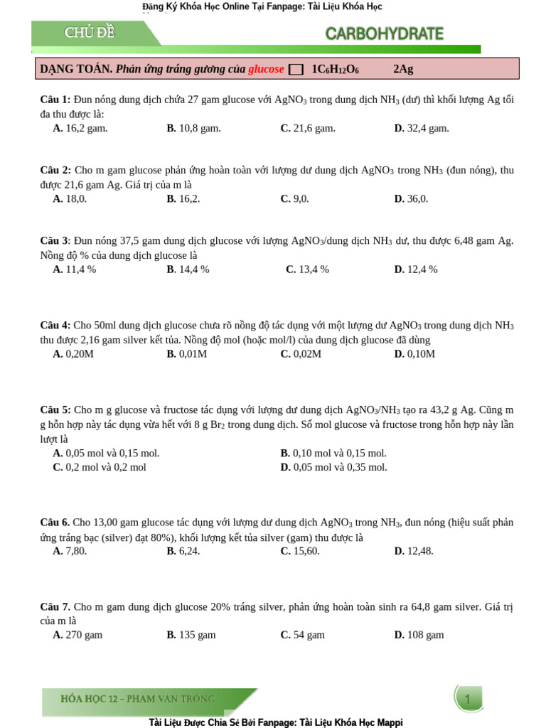 D NG Toán PH N NG Tráng B C | PDF