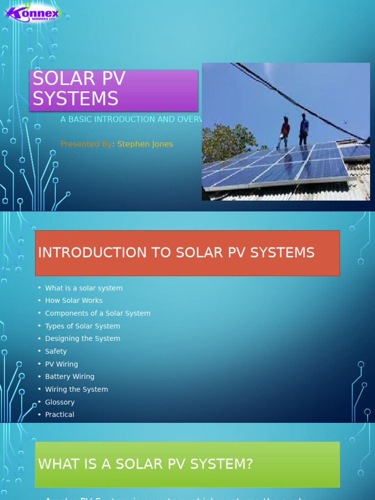 Introduction to Solar PV Systems | PDF | Photovoltaics | Solar Power