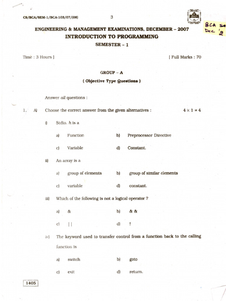 Introduction To Programming Pdf