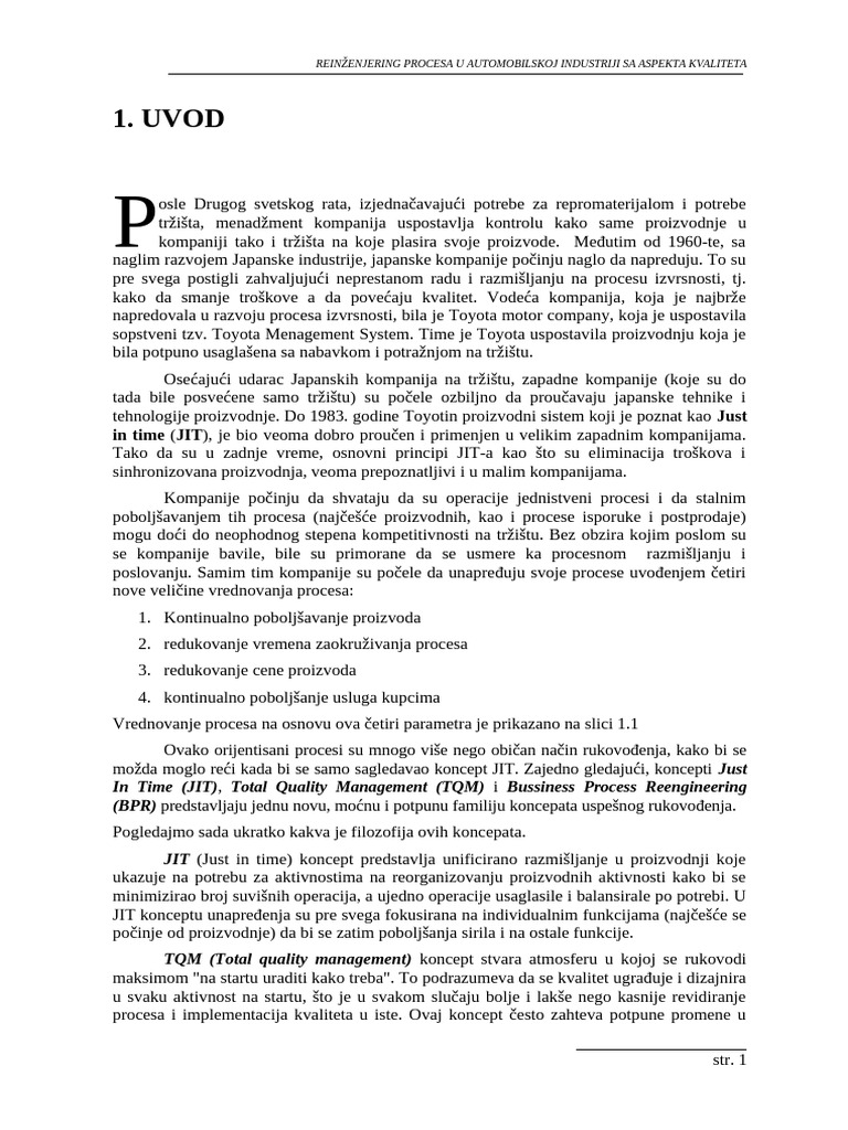 Reinzenjering - UVOD | PDF