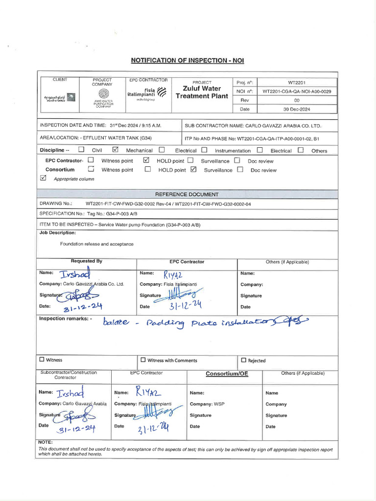 WT2201 Cga Qa Noi A00 0029 | PDF