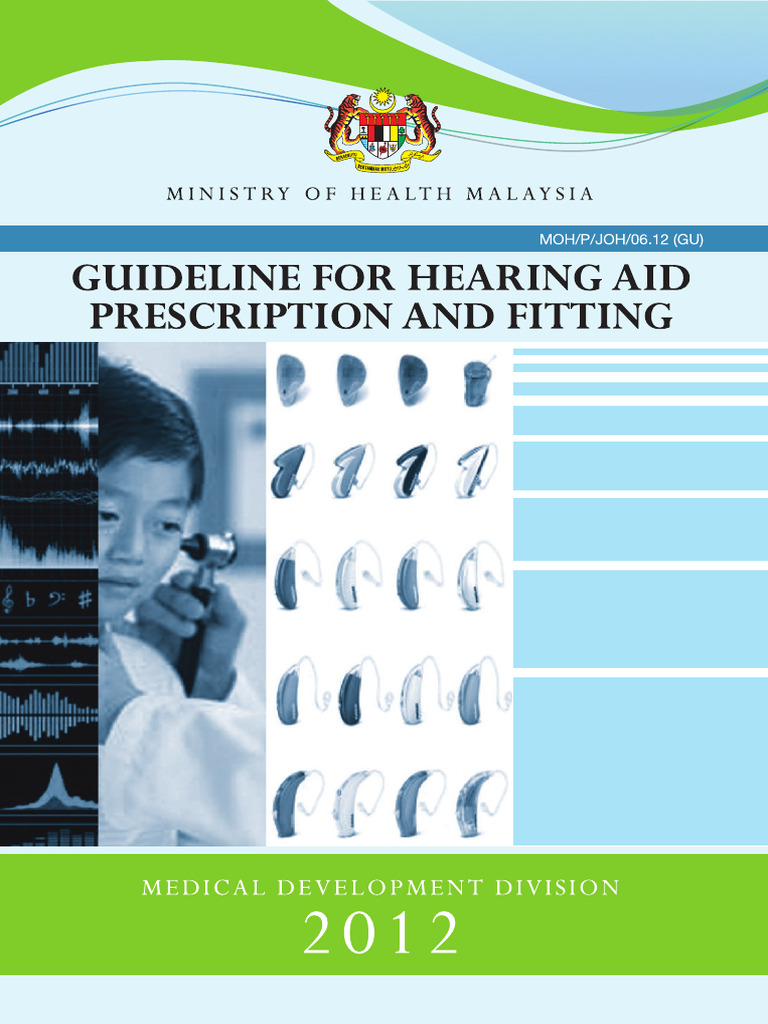 Guide Line For Hearing Jun 2016 | PDF | Audiology | Hearing Aid