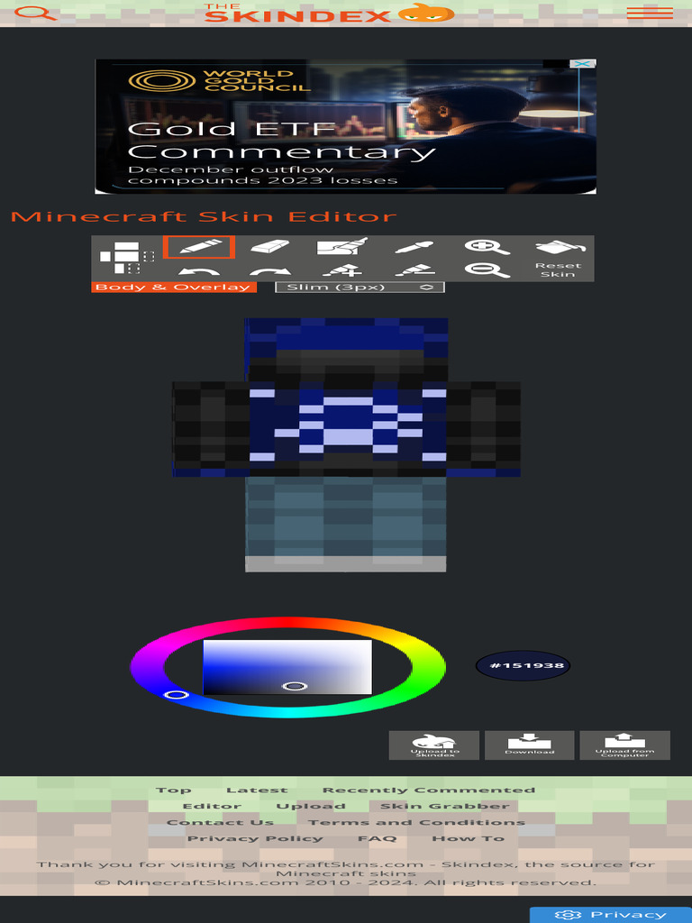 Minecraft Skin Editor | PDF