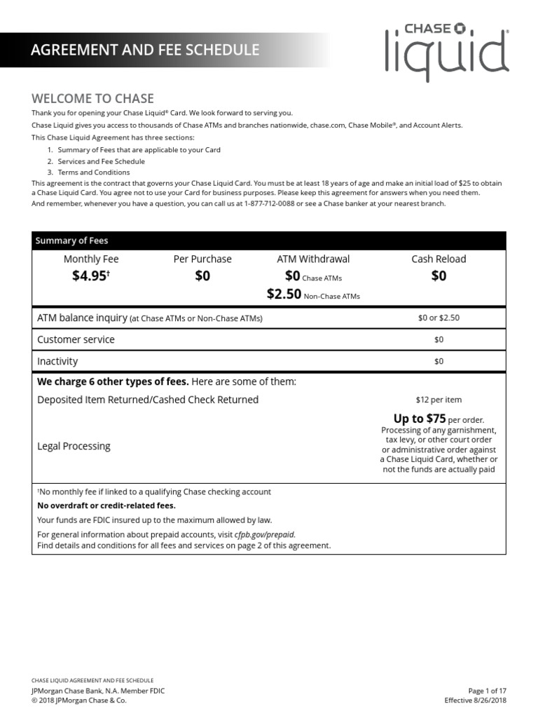 chase_liquid_terms_conditions | PDF | Cheque | Credit Card