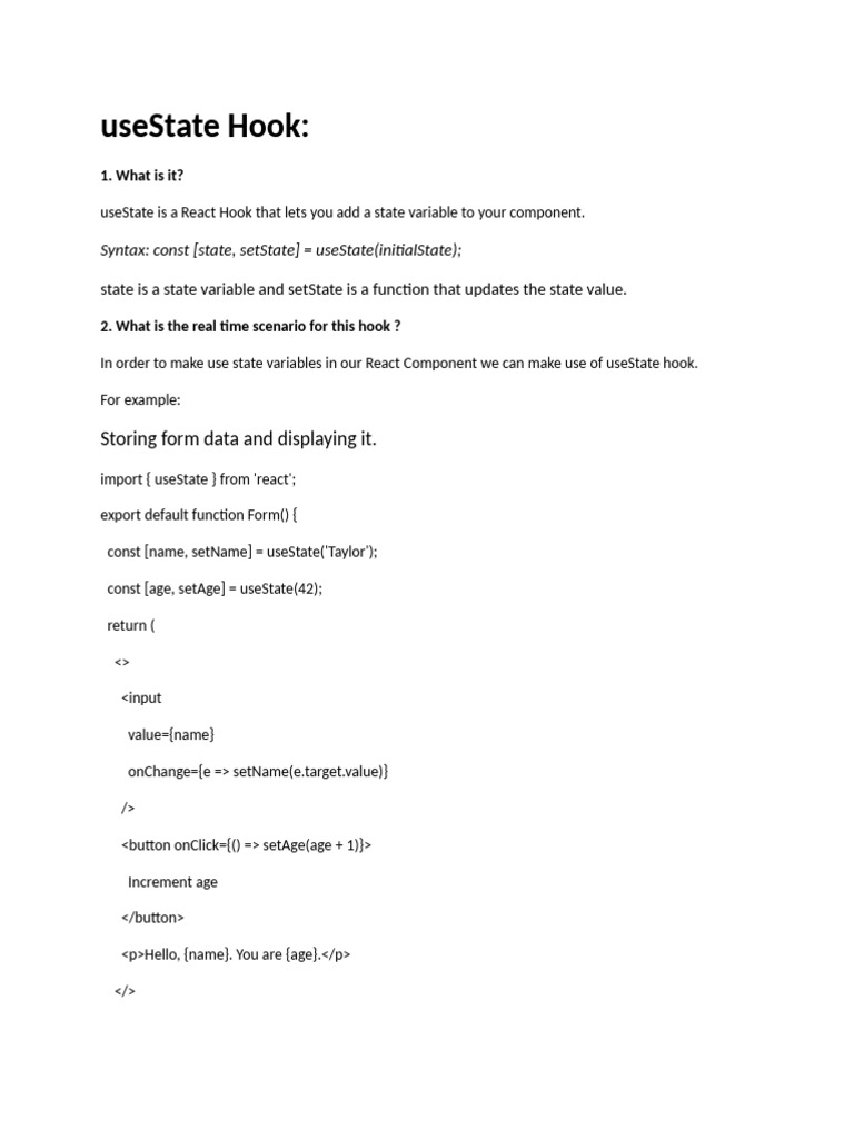 Document_useState | PDF