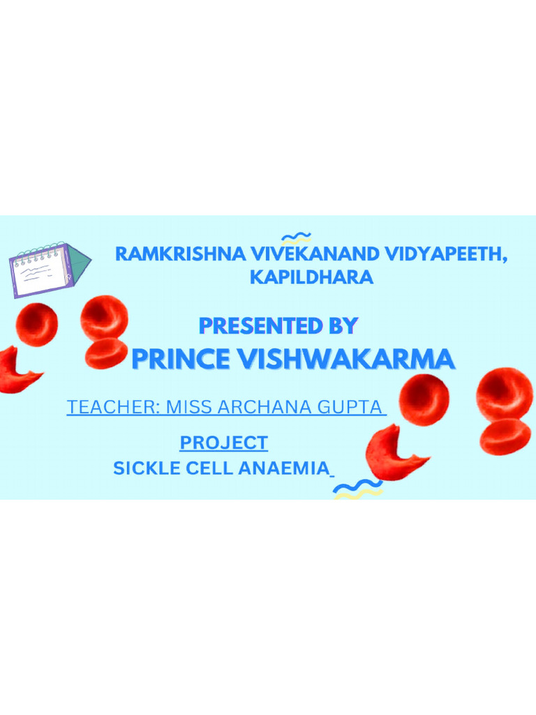 sickle cell anaemia class project | PDF