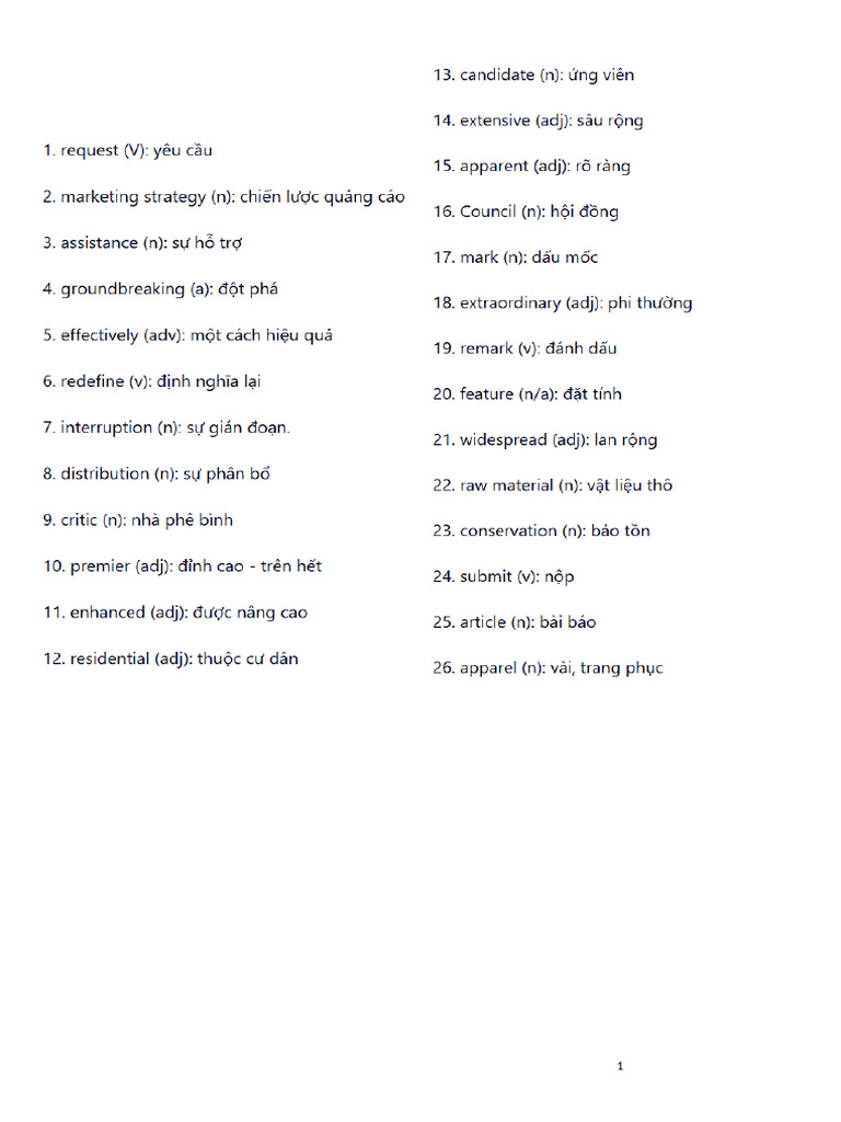 T V NG TOEIC Reading Thư NG | PDF