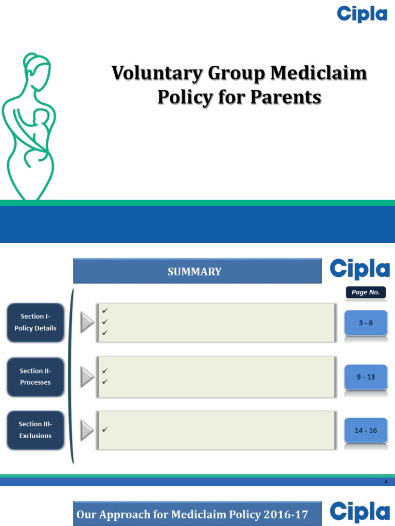 Voluntary Parental Mediclaim Policy 2016-17 | PDF | Insurance | Hiv/Aids