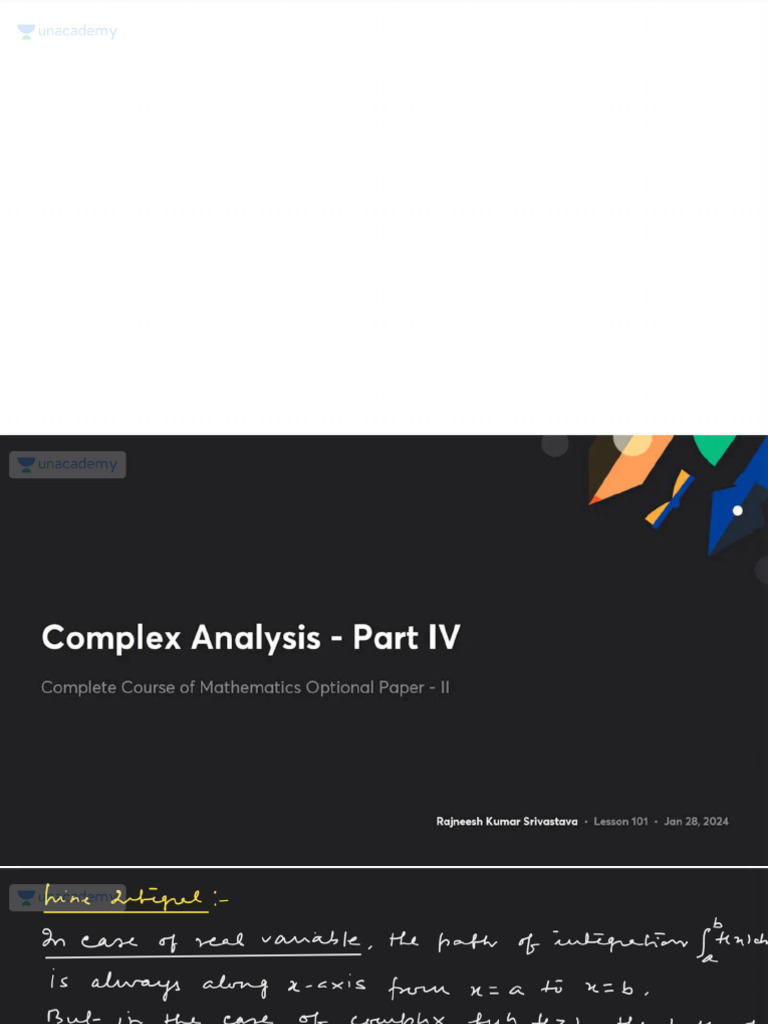Complex Analysis Part IV With Anno | PDF