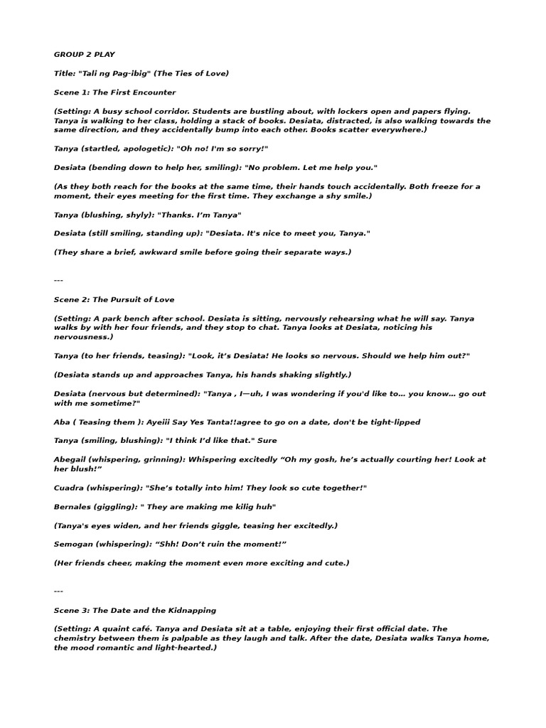 Document (English Play Dialouge) | PDF