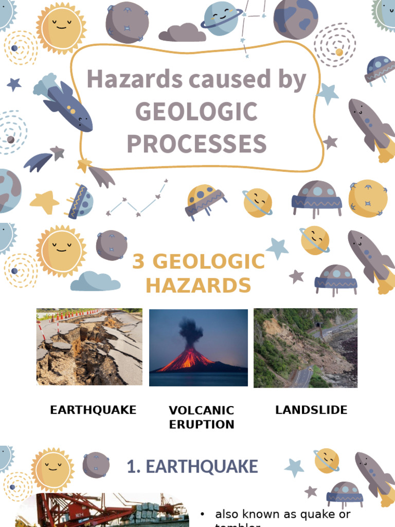 Geologic Hazards: Earthquakes, Volcanoes, Landslides | PDF ...