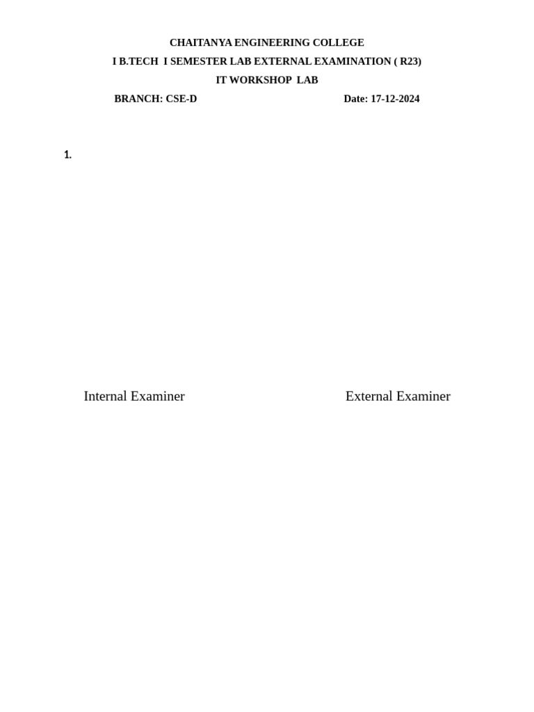 c Lab External q Paper - AIML (4) | PDF