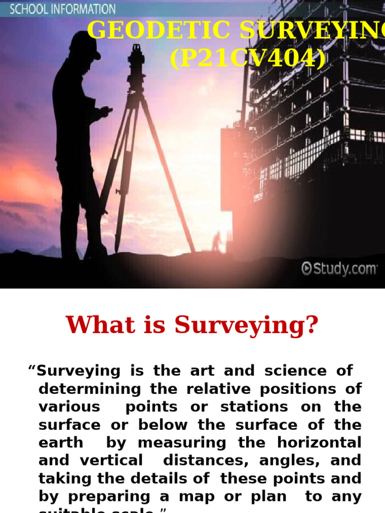 GS Unit 1 | PDF | Surveying | Map