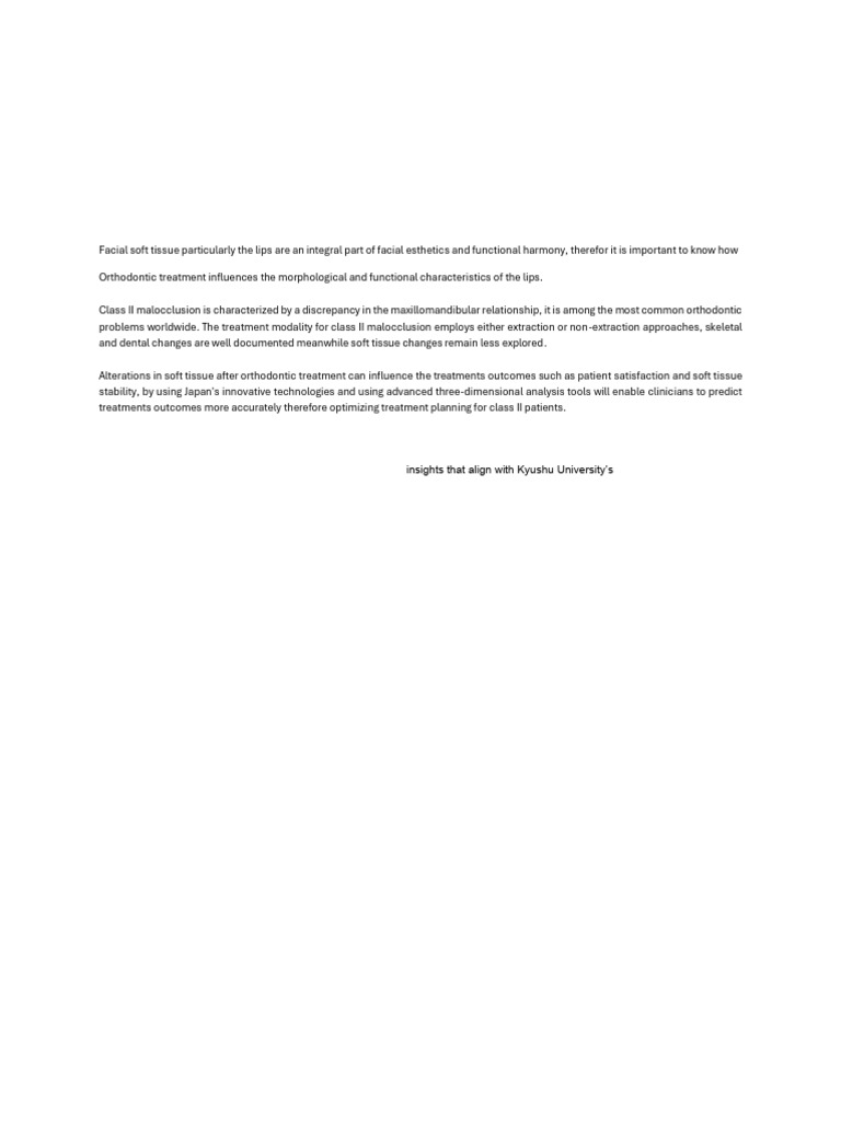 Research proposal | PDF | Orthodontics | Medical Imaging