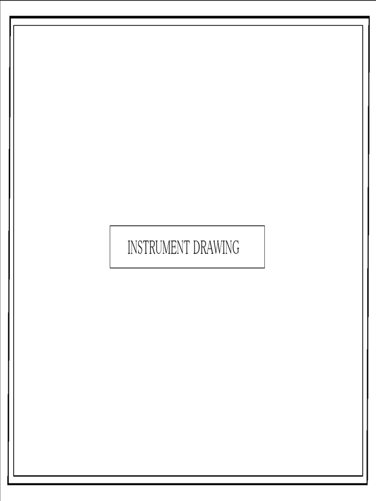5669101-100-In-Dwg-000 Cover & Instrument Drawing List | PDF