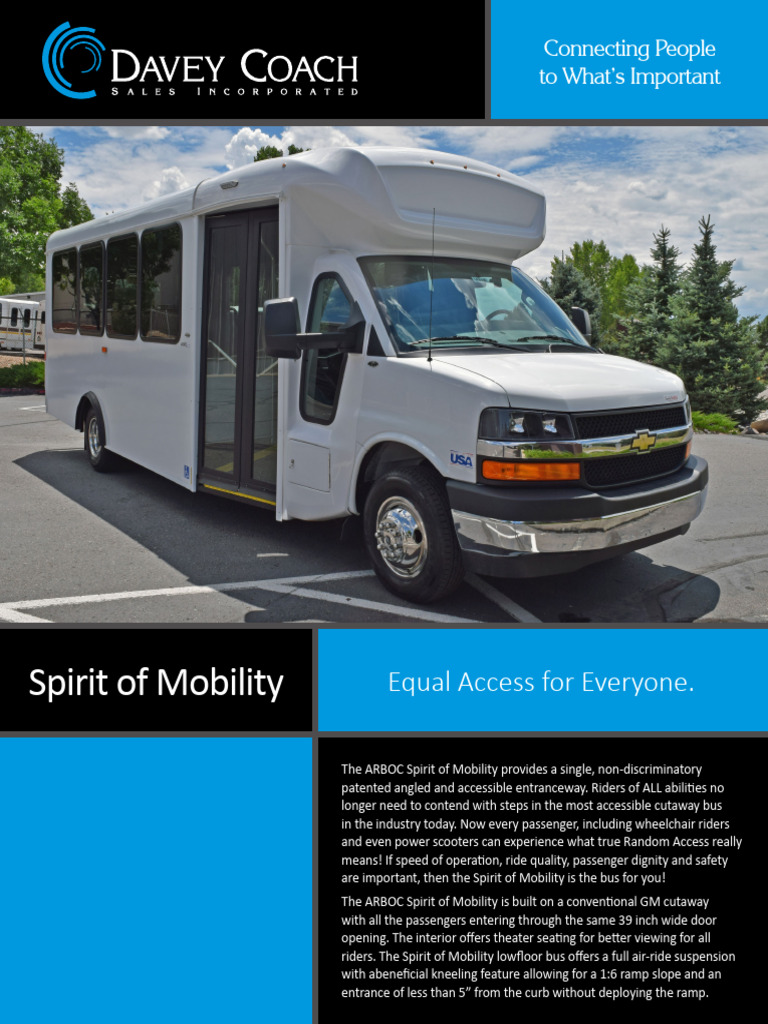 Arboc - Spirit of Mobility - Daveyd | PDF | Door | Bus