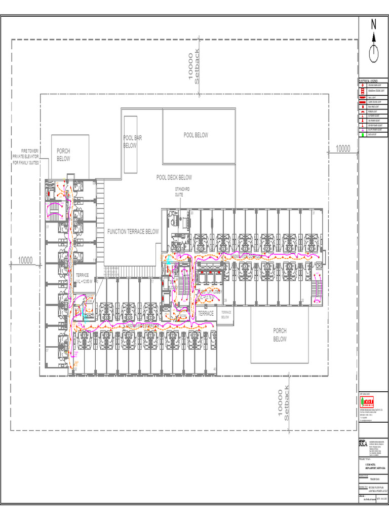 SECOND FLOOR PLAN LIGHTING LAYOUT - 23-379-EL-LP-2nd-04 | PDF
