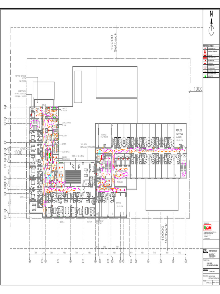 Sixth Floor Plan Lighting Layout 23 379 El LP 6th 07 | PDF