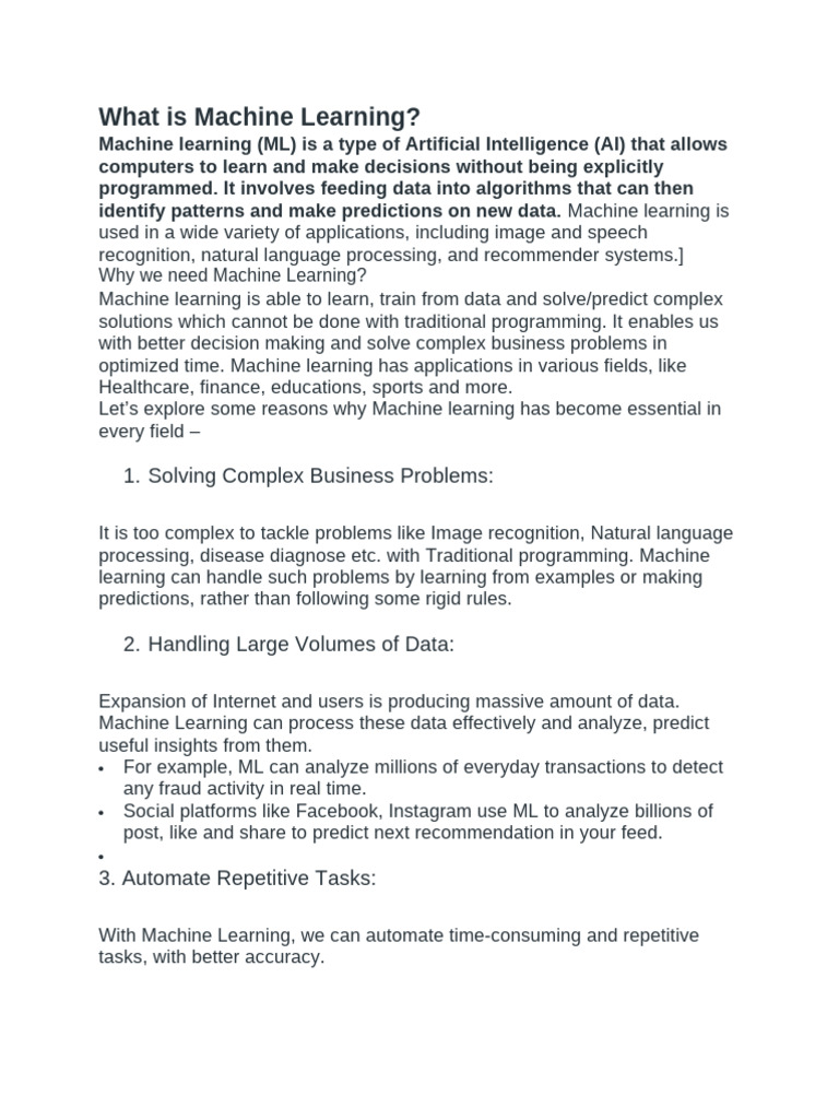 Machine Learning new | PDF | Machine Learning | Artificial Neural Network