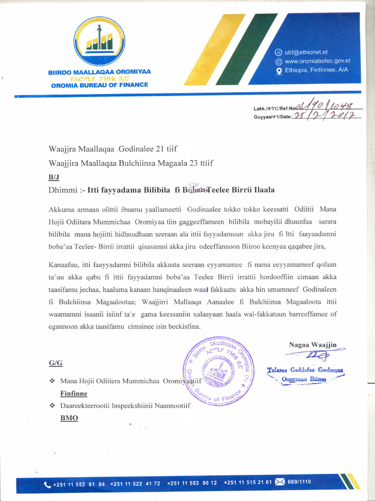 xalayaa Telebirr | PDF