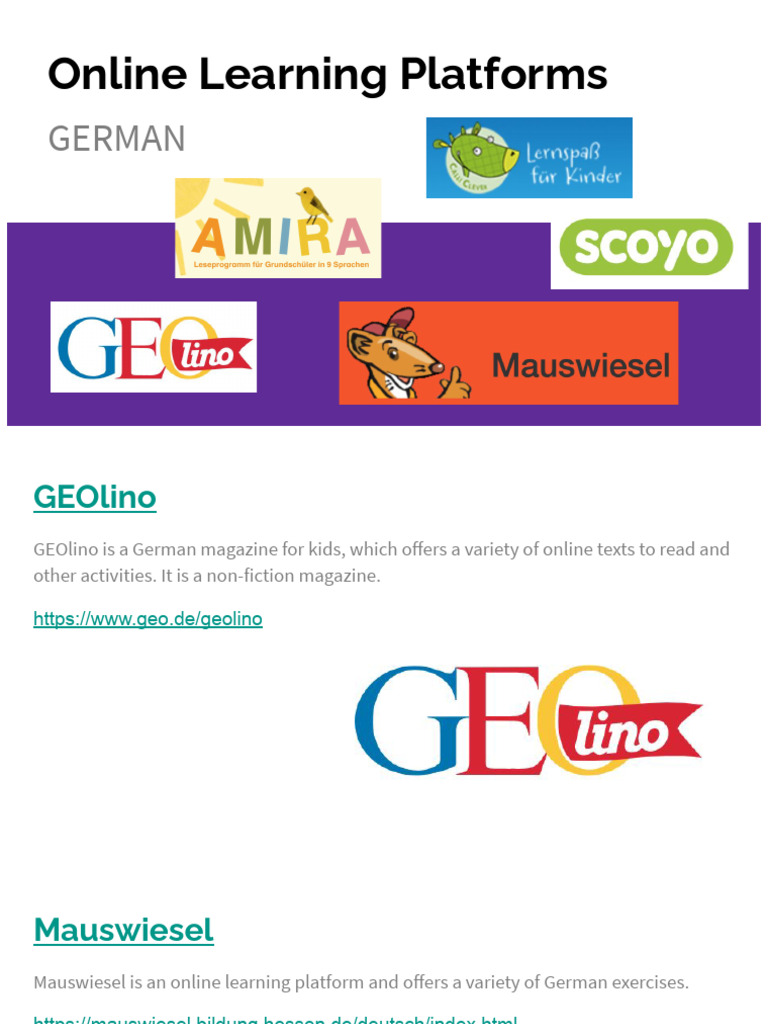 Online Learning Platforms | PDF