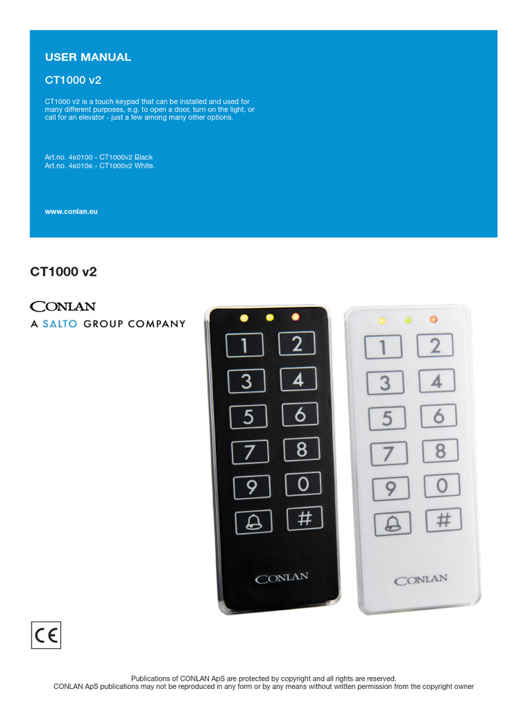 Usermanual - CT1000v2 - ENG-04-23 (5) 20231012124515309222 | PDF ...