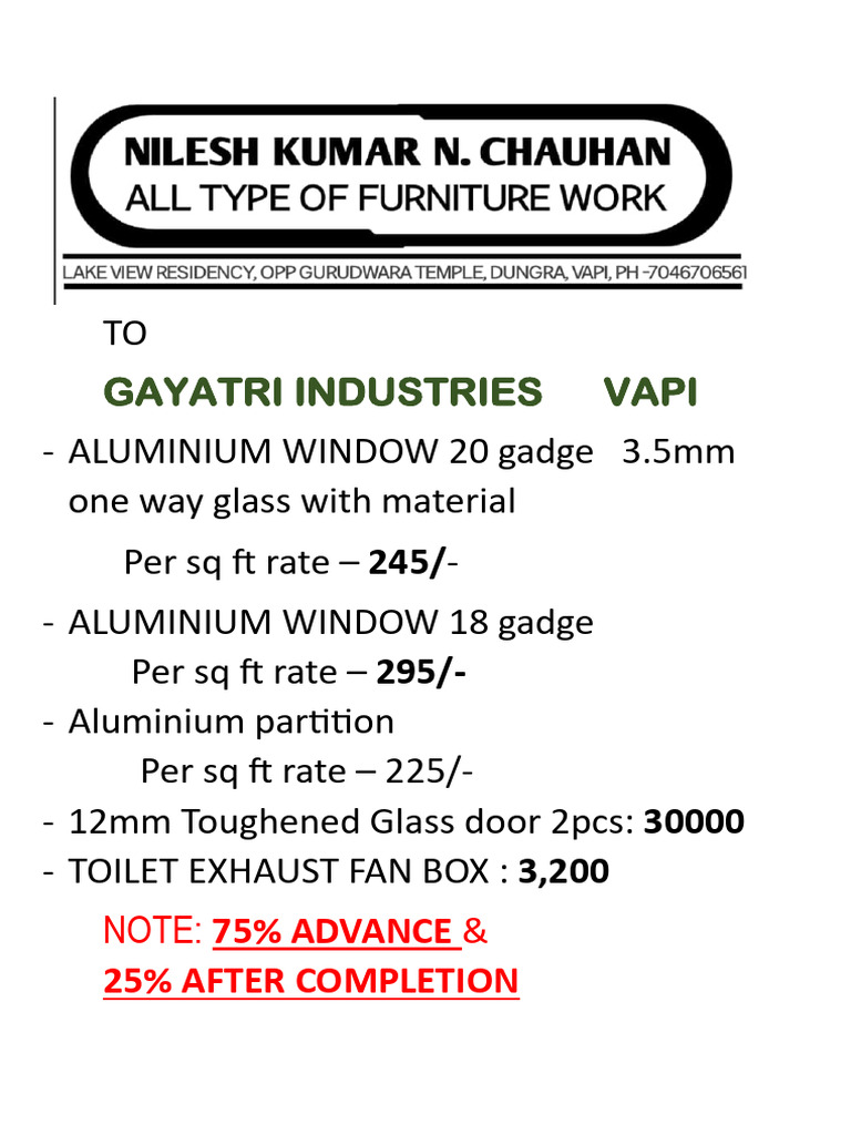 GAYATRI INDUSTRIES | PDF