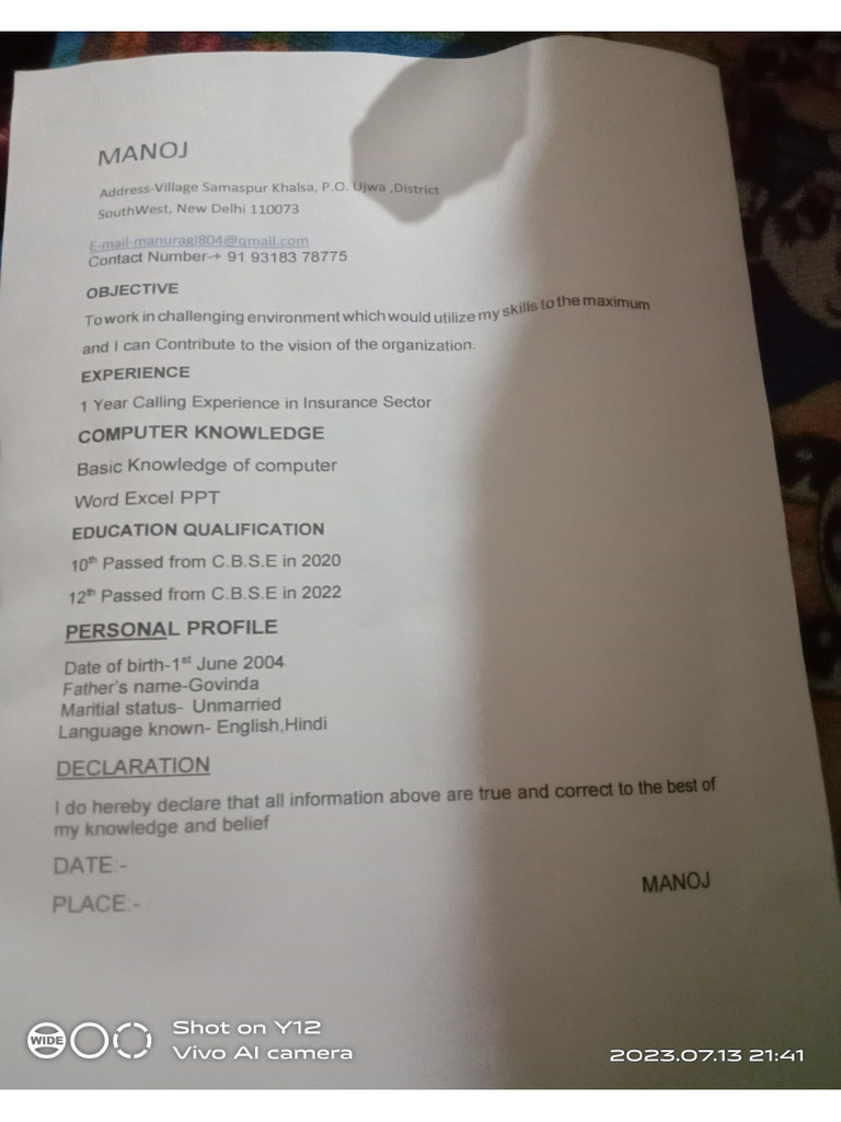 Manoj Resume - PDF - 20240201 - 1942 | PDF