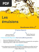 Comprendre les Émulsions et leur Formulation | PDF | Émulsion | Tensioactif