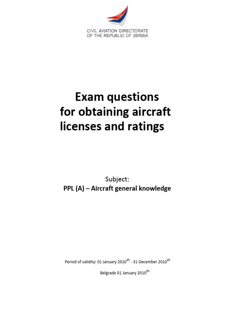 Aircraft General Knowledge | PDF | Internal Combustion Engine | Carburetor