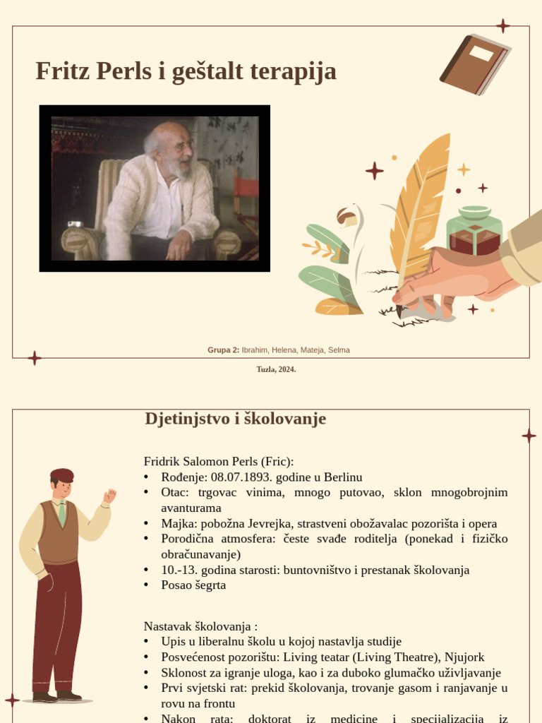 G30 - Fritz Perls Prezentacija | PDF