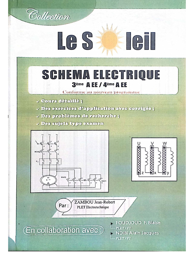Schéma Électrique 3e & 4e Année EE | PDF
