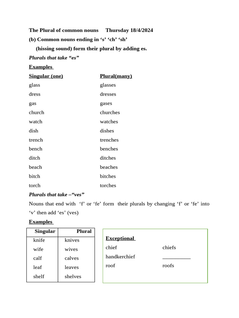 P3 English NOTES TERM 3 | PDF