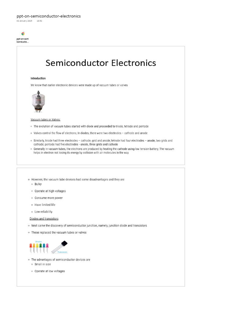 Semiconductor (1) | PDF