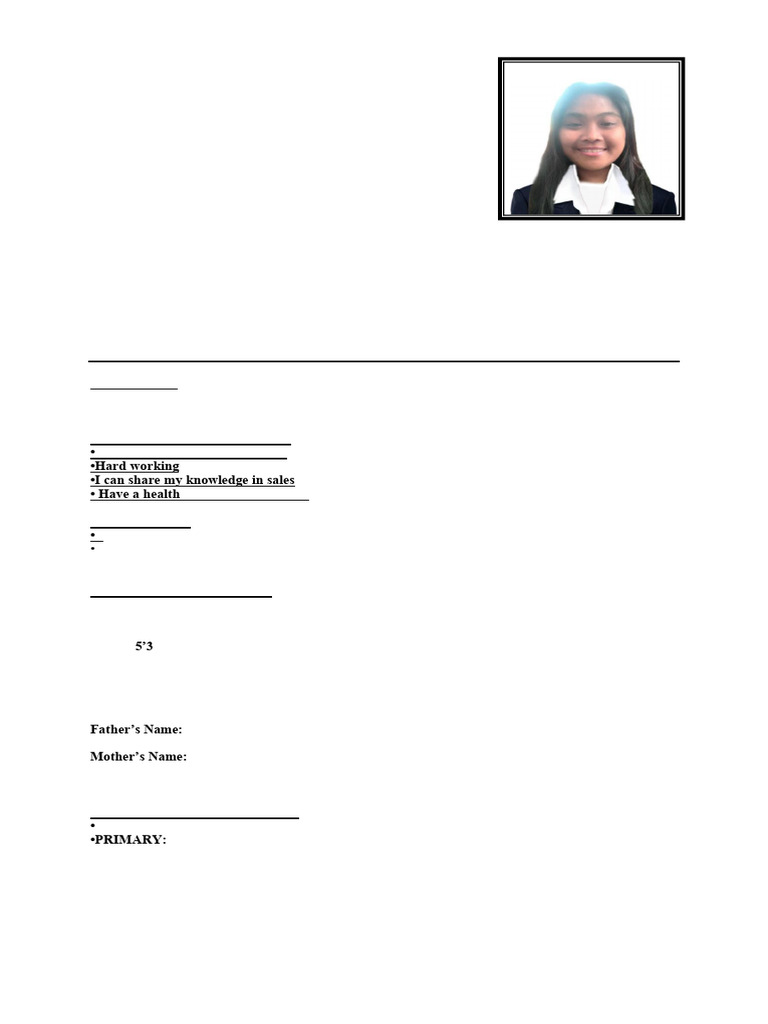 Resume Ict 1bwbhwhwhhw Pdf