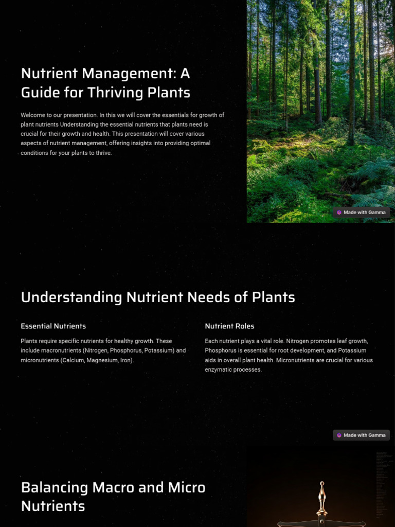 Nutrient-Management-A-Guide-for-Thriving-Plants | PDF | Plant Nutrition ...