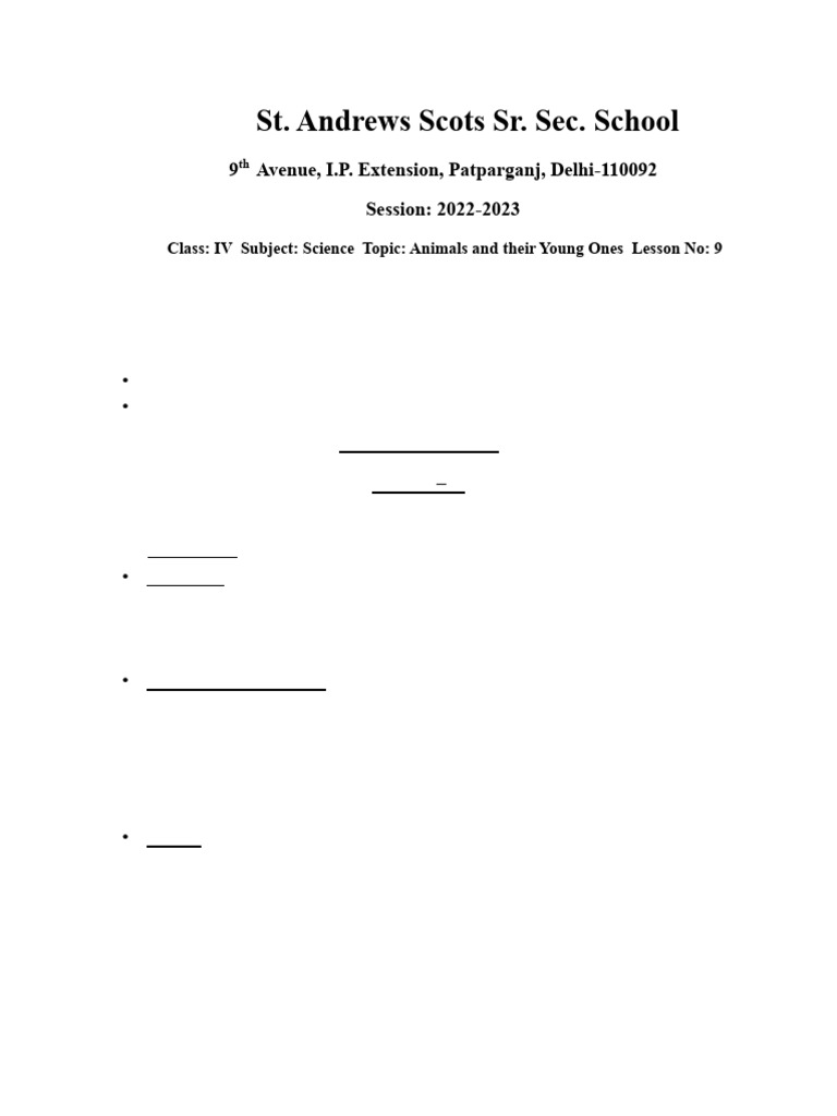 Science - L-9 Animals and Their Young Ones (IV) | PDF | Frog | Butterfly