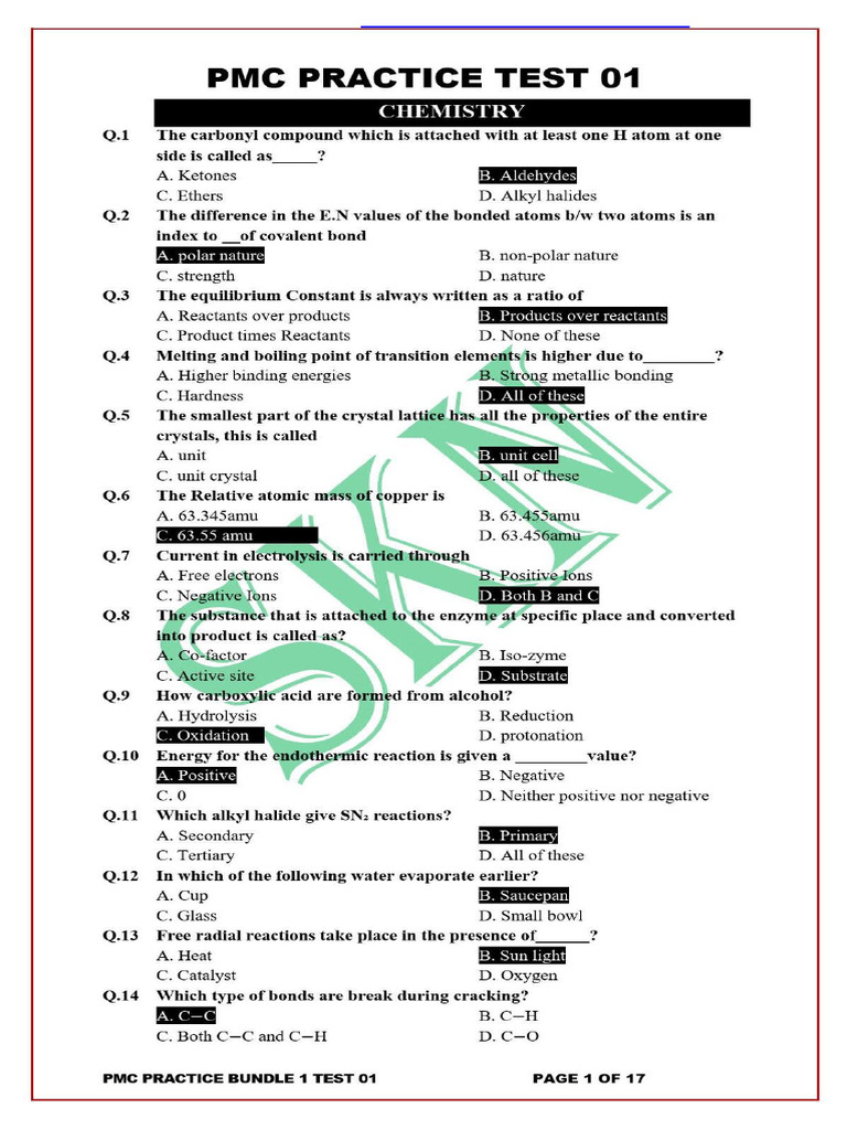 Pmc Paid Practice Test 2025 – PMDC MDCAT Practice Tests FLPS – DTWNIR